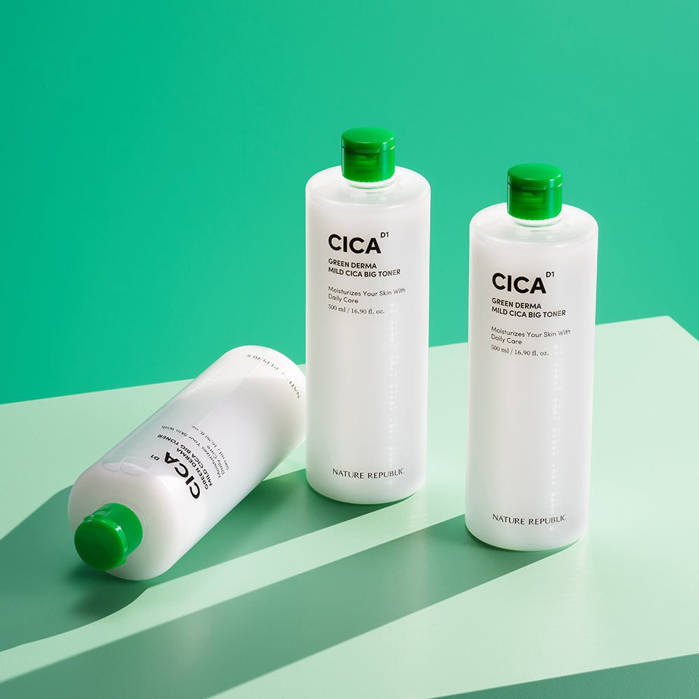 Green Derma Mild Cica Big Toner – Nature Republic USA