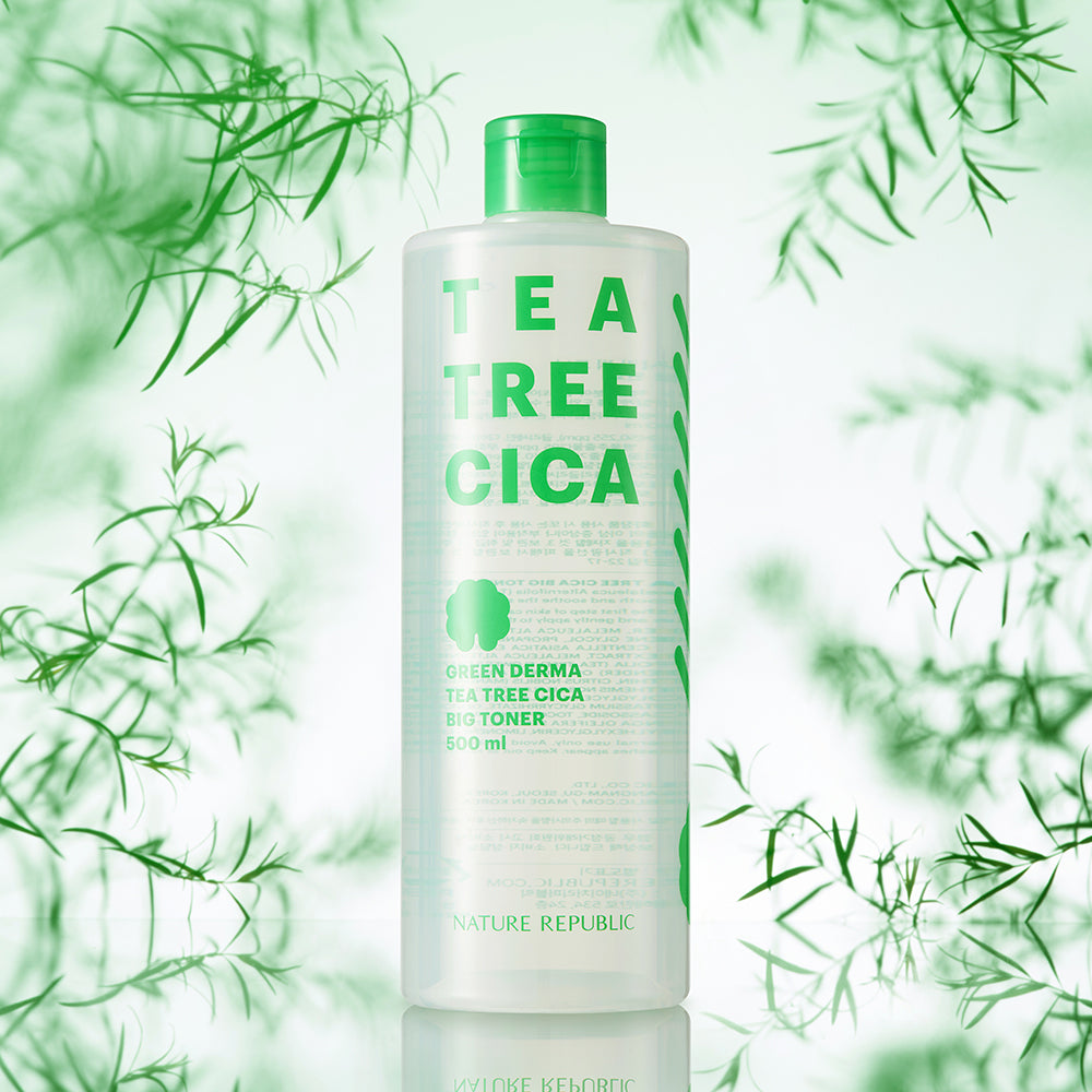 [PHA] Green Derma Tea Tree Cica Big Toner 500ML – Nature Republic USA